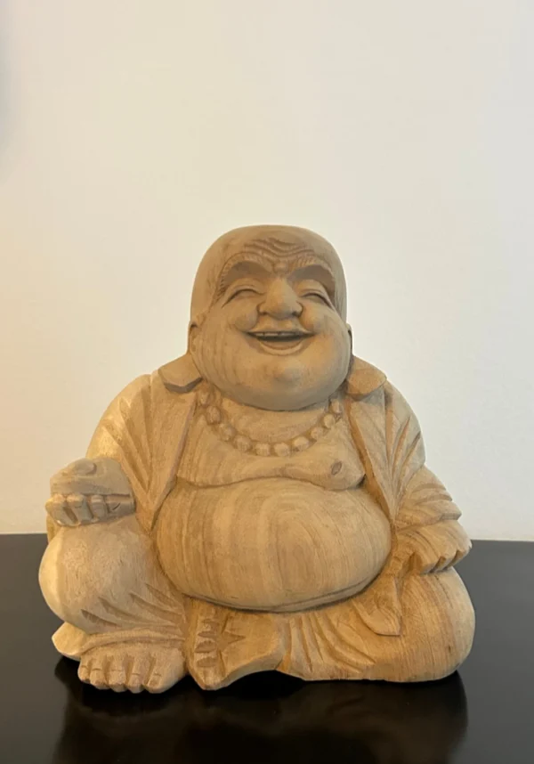 Mellem stor træ Buddha | Køb buddhaer her